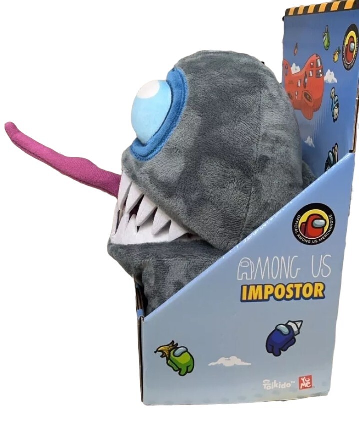 Toikido Among Us 10" Imposter Walmart Exclusive GRAY Plush w ...