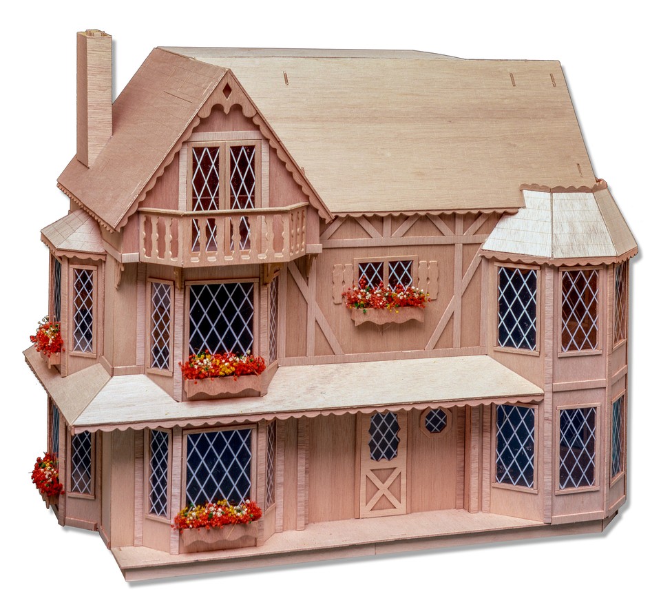 Harrison Dollhouse Kit by Greenleaf Dollhouses | eBay