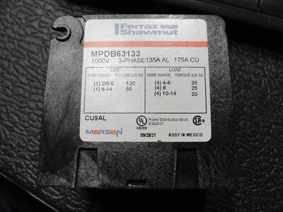 Terminal Blocks - 3-Poles Power Distribution Block