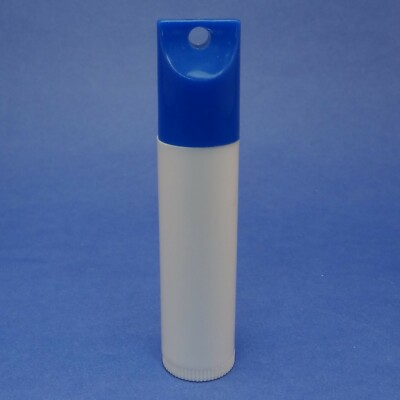White Tube Plastic Chapstick 4g Lip Balm Tube Packaging with Blue Cap ...