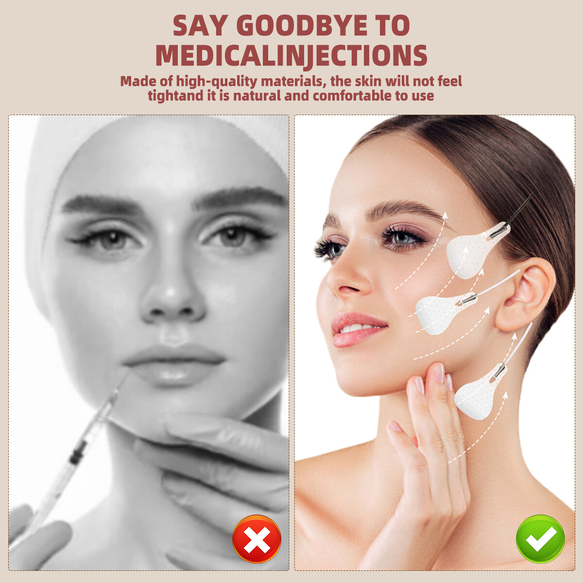 40x Face Tape Lifting Invisible Face Lift Tapes Invisible With String ...