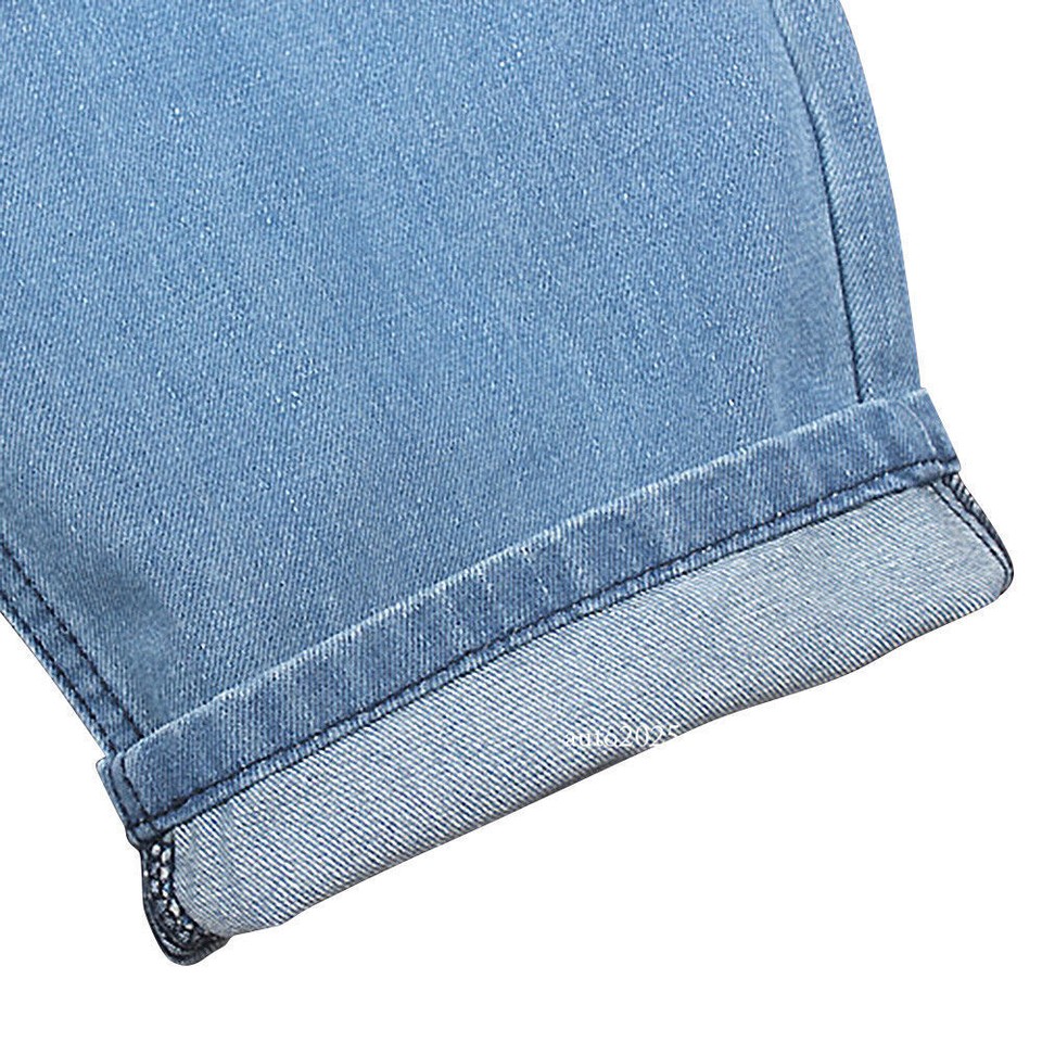 Men's Hip-Hop Rap Jeans Baggy Loose Denim Skateboard Pants Streetwear ...