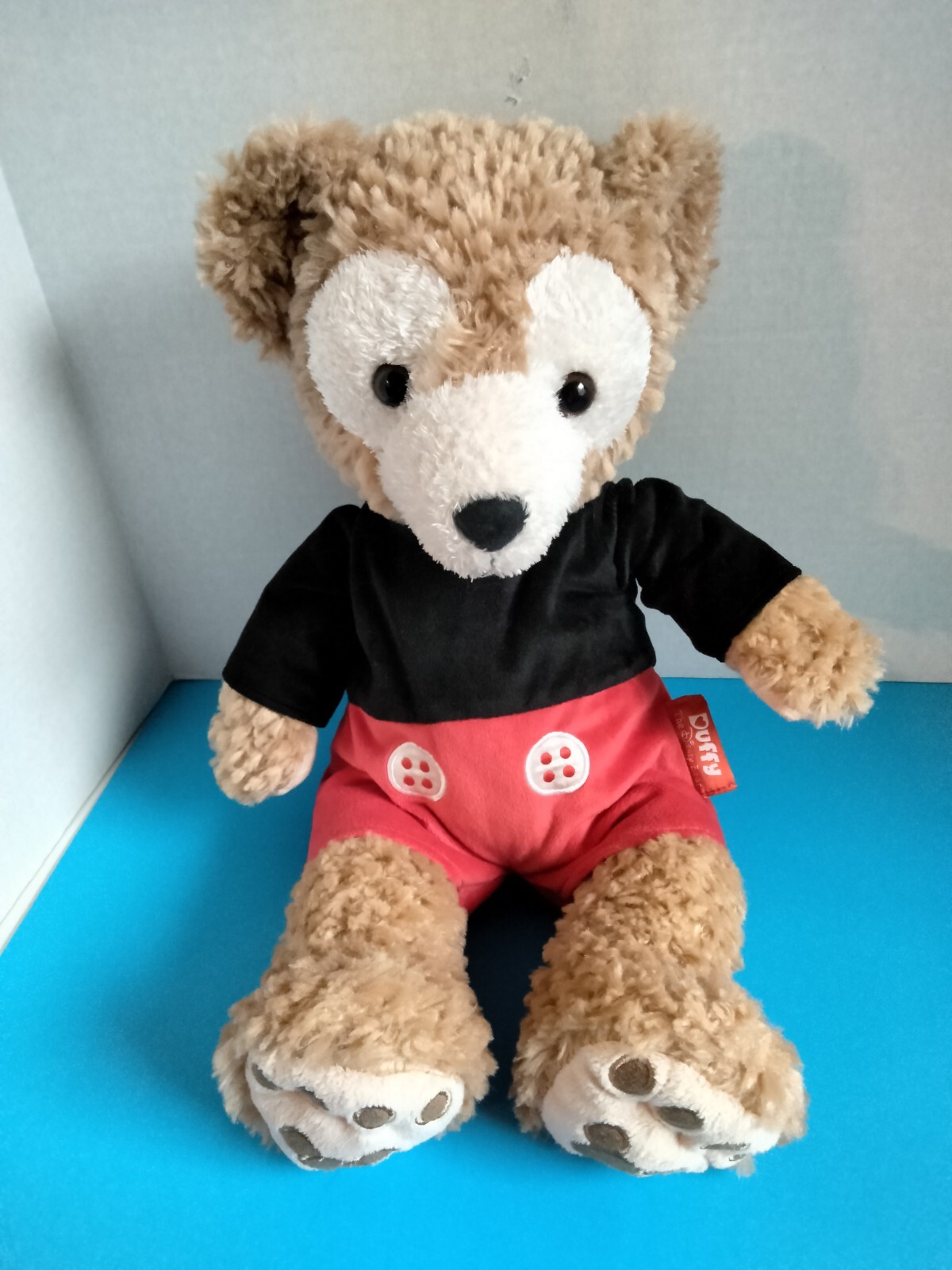 Disney Parks Authentic 17" Duffy Bear Stuffed Plush Tan Hidden Mickey ...