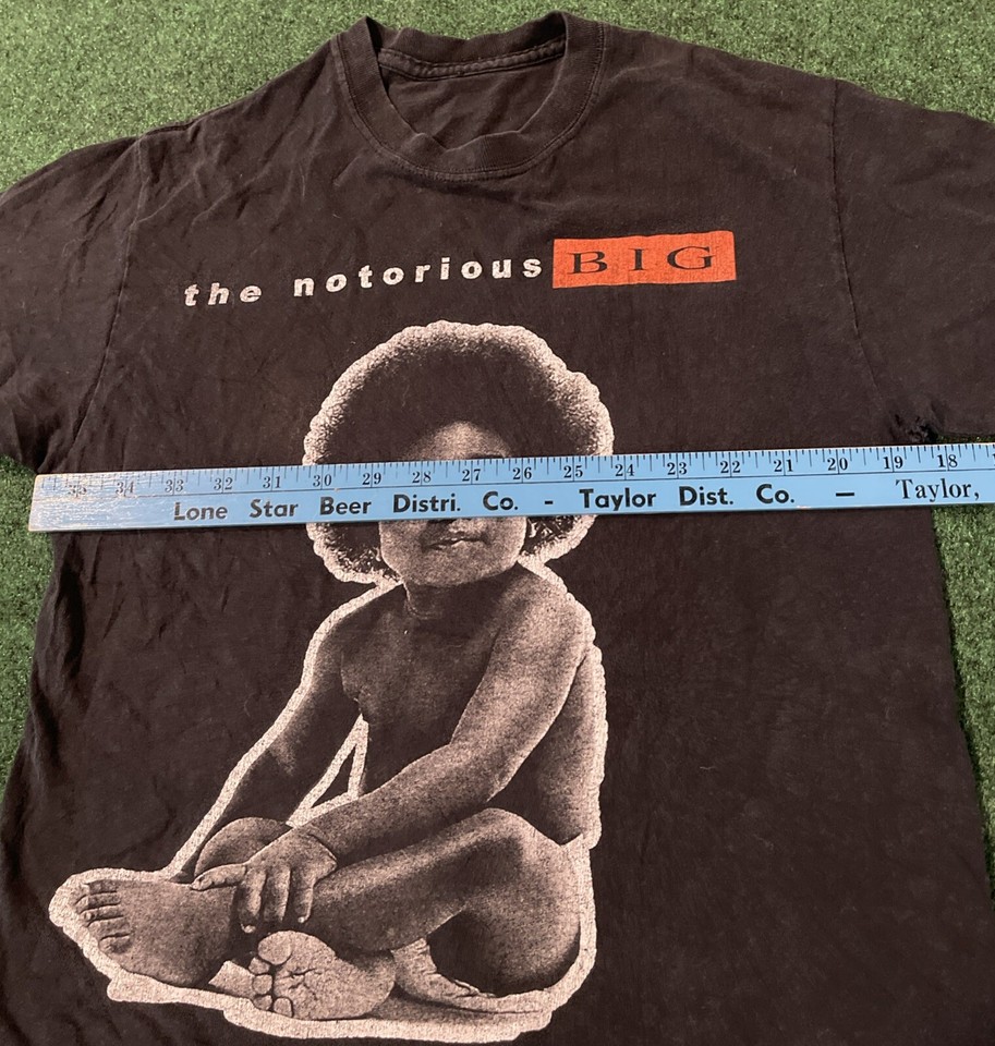 Notorious BIG T-Shirt Mens Biggie Smalls Rap Tee Black No Tag See ...