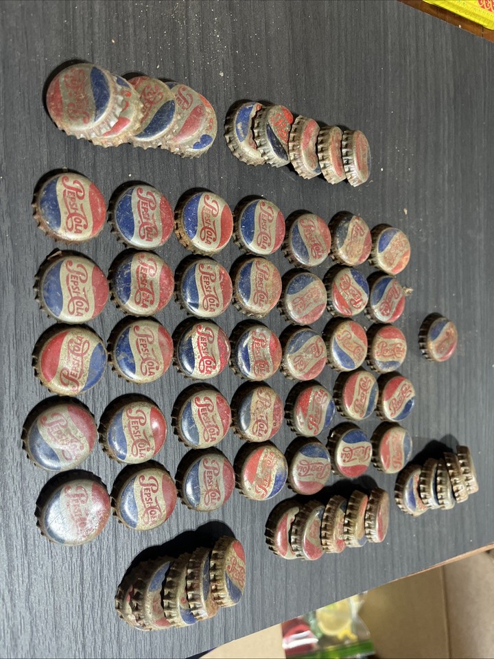 Pepsi-Cola 1950s Vintage Soda Bottle Caps, Cork-Lined | eBay