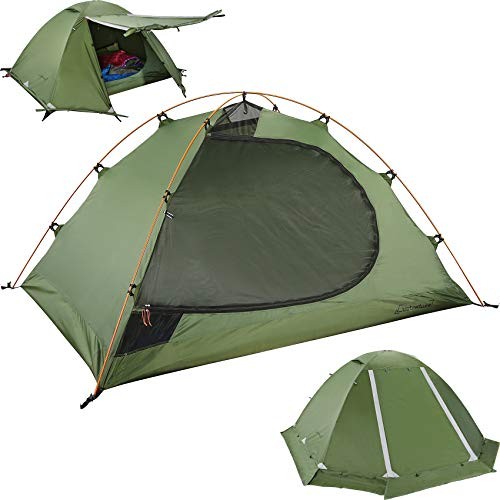 Lightweight 2-Person Backpacking Tent - 4 Season Ultralight Waterproof ...