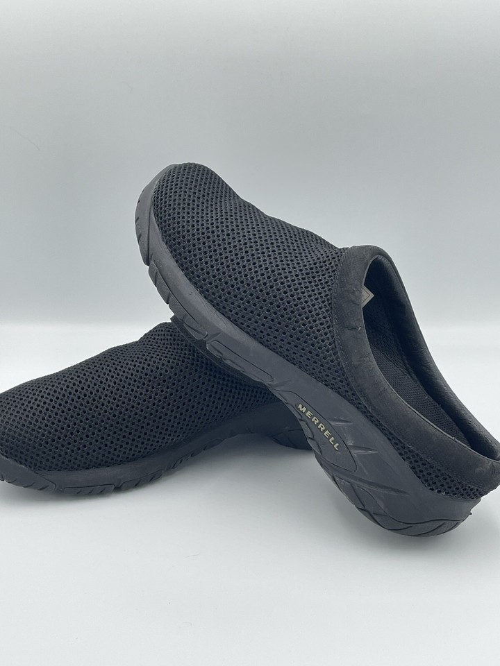 Merrell Encore Breeze 3 Women’s Black Size 8 Mesh Slip On Clog Slides ...