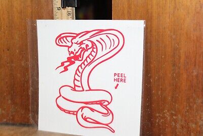Vintage Decal Car Sticker Cobra | eBay