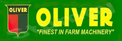 Oliver Farm Machinery Metal Sign 6" x 18" or 8 x 24 Free domestic ...