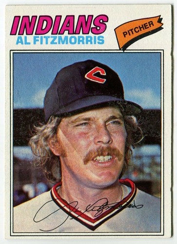 1977 Topps #449 Al Fitzmorris Cleveland Indians | eBay