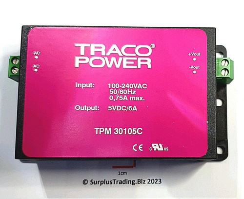 Traco TPM 30105C Montage Châssis 30W SMPS 5V 6A | eBay