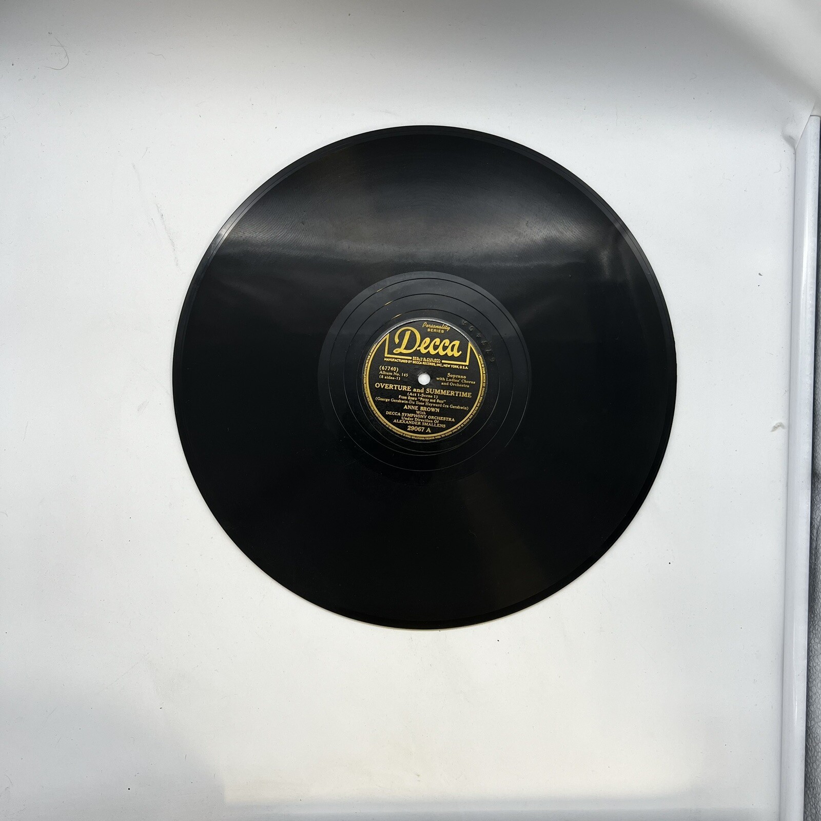 George Gershwin's Folk Opera PORGY and BESS - DECCA Record Album No ...