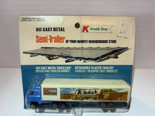 Yatming Road champs Kmart Diecast Metal Semi Trailer Truck Vintage ...