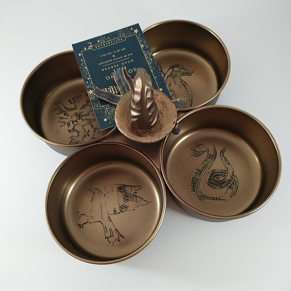 Harry Potter Sorting Hat Quad Server Snack Bowl By PotteryBarn | eBay