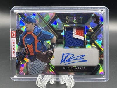 KEVIN PARADA 2023 Select Auto Patch Cracked Ice Rookie #PJA-KP RC | 11 ...