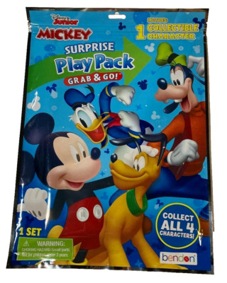 Disney Junior Mickey Play Pack Grab N Go Surprise Character Jumbo Walt ...
