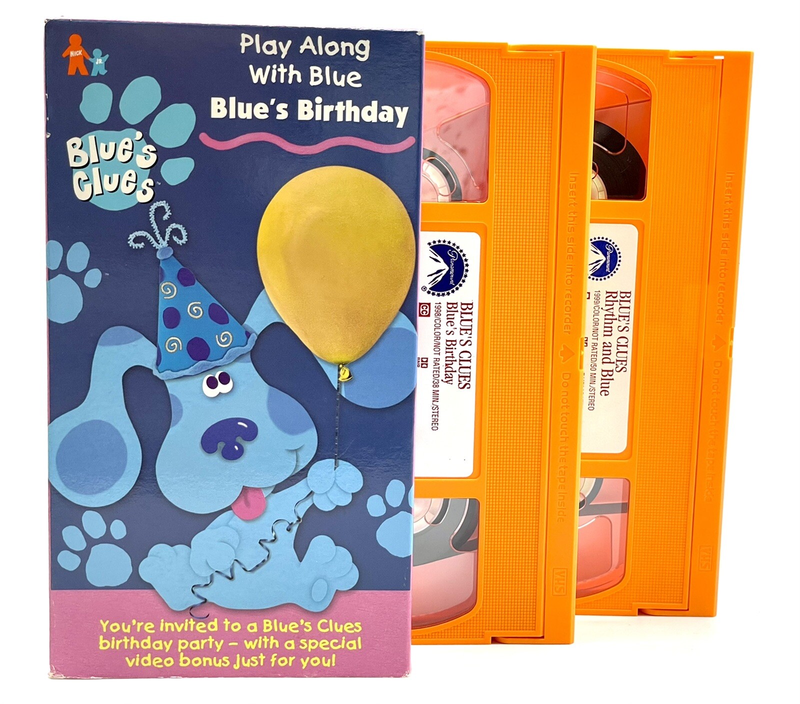 Set of 2 Blues Clues Play Along With Blue: Blue’s Birthday & Rhythm and ...