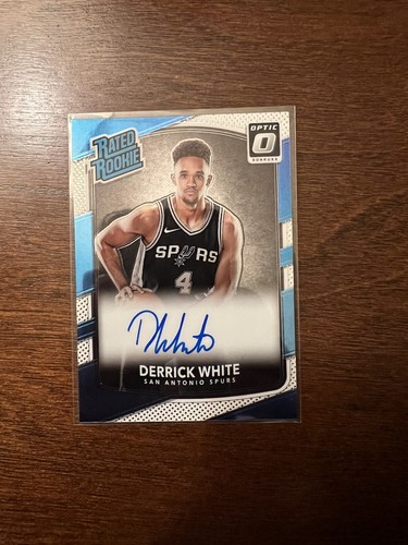 DERRICK WHITE 2017 OPTIC #172 RATED ROOKIE RC AUTO AUTOGRAPH *READ* | eBay