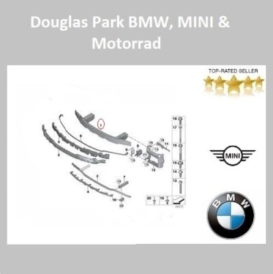 BMW Genuine Front Bumper Carrier, Crash Bar. 3 Series G20 G21 ...