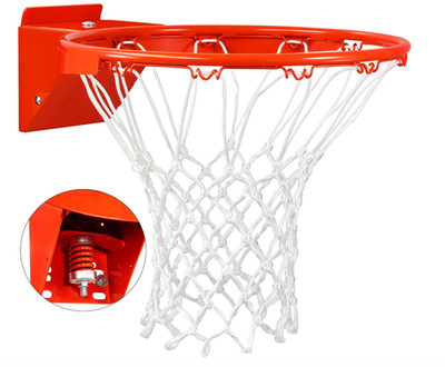 Basketball Rim Replacement Single Spring Breakaway Basketball Hoop Rim ...