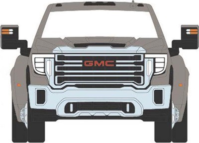 2022 GMC Sierra 3500HD Pro Dually Pickup Quicksilver Metallic 1:64 by ...