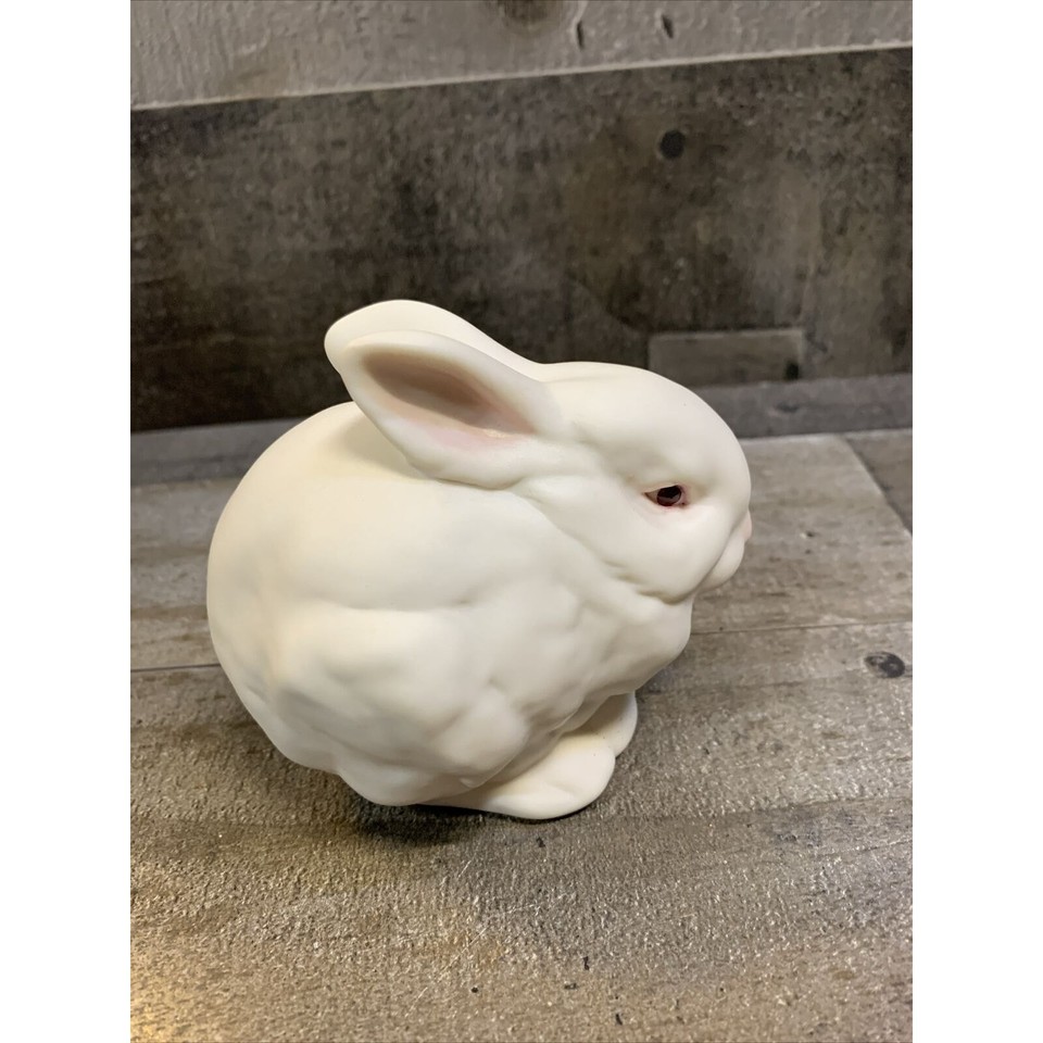 Vintage Cybis Mr. Snowball White Bunny Rabbit Figurine Porcelain Signed ...