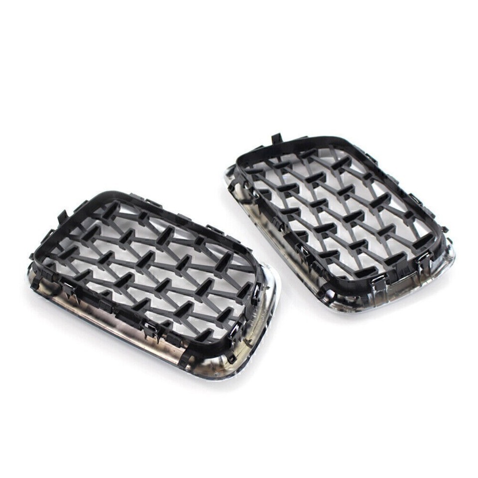 Diamond Style Chrome Front Grill Grille Fit BMW 3 Series E36 1997-99 ...