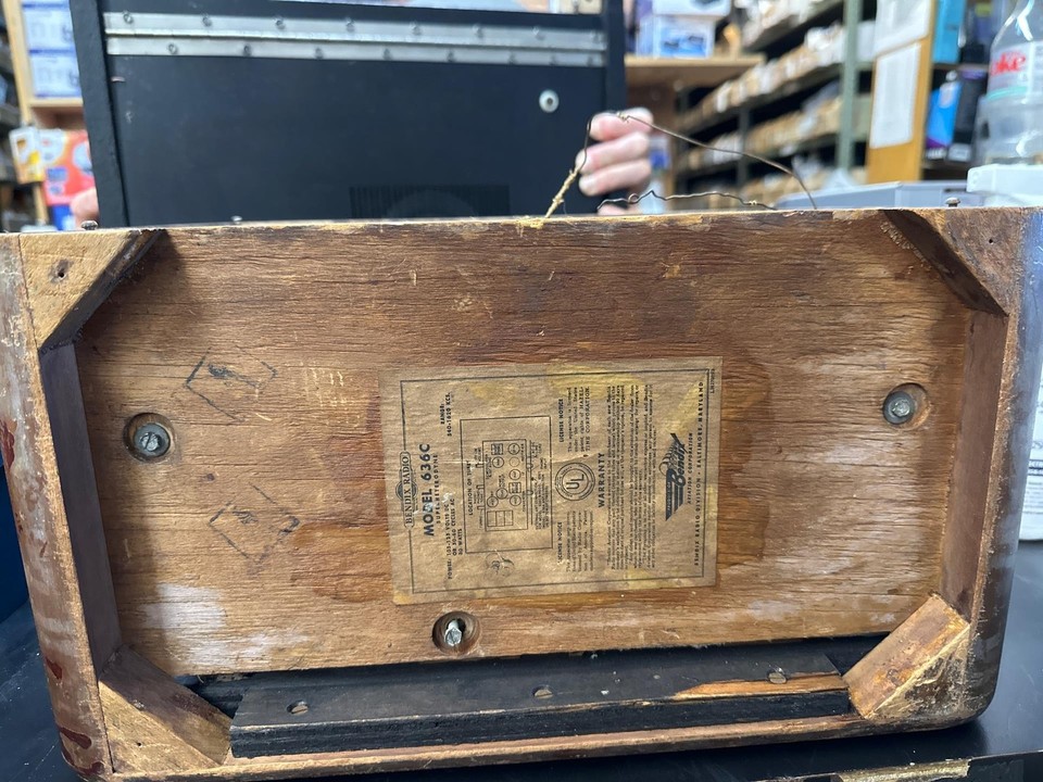 Bendix Radio Model 636C Superheterodyne 30W Vintage Tube Radio Receiver ...