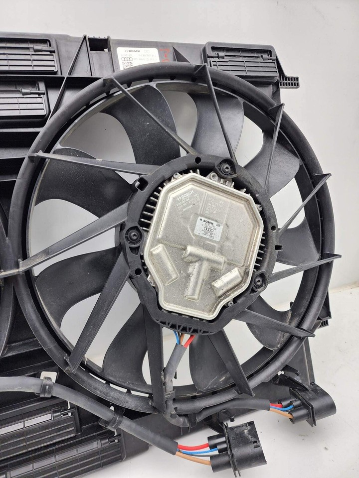2017 2018 2019 Audi Q7 3.0T - Radiator Cooling Fan Assembly OEM ...