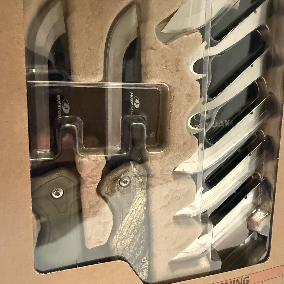 New Mossy Oak 13 Pc Combo Kit Country DNA Replaceable Blade Knives ...