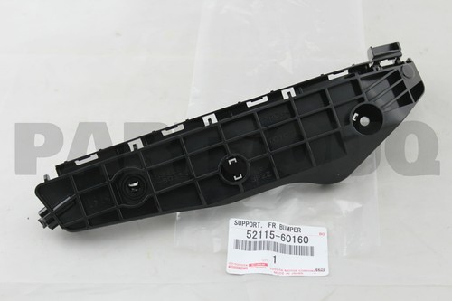 5211560160 Genuine Toyota SUPPORT, FRONT BUMPER SIDE, RH 52115-60160 | eBay