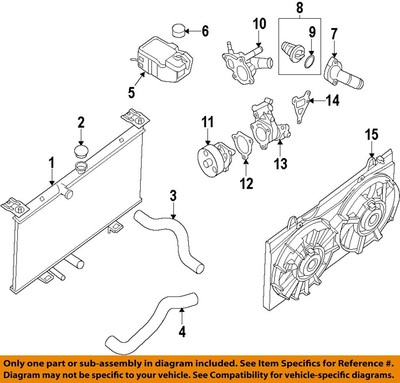 NISSAN OEM 14-19 Rogue Cooling Cooling Fan-Fan Assy 214814BA0A | eBay