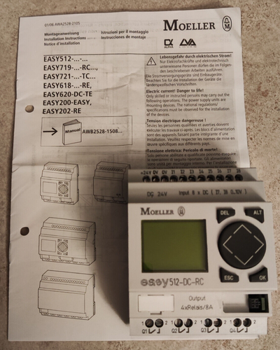 Eaton Moeller Easy 512-DC-RC Steuerrelais Kompaktsteuerung ähnlich LOGO! wie Neu | eBay.de