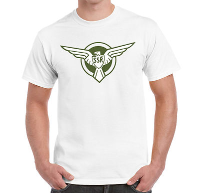 Captain America Steve Rogers SSR T-shirt Halloween Costume cosplay ...