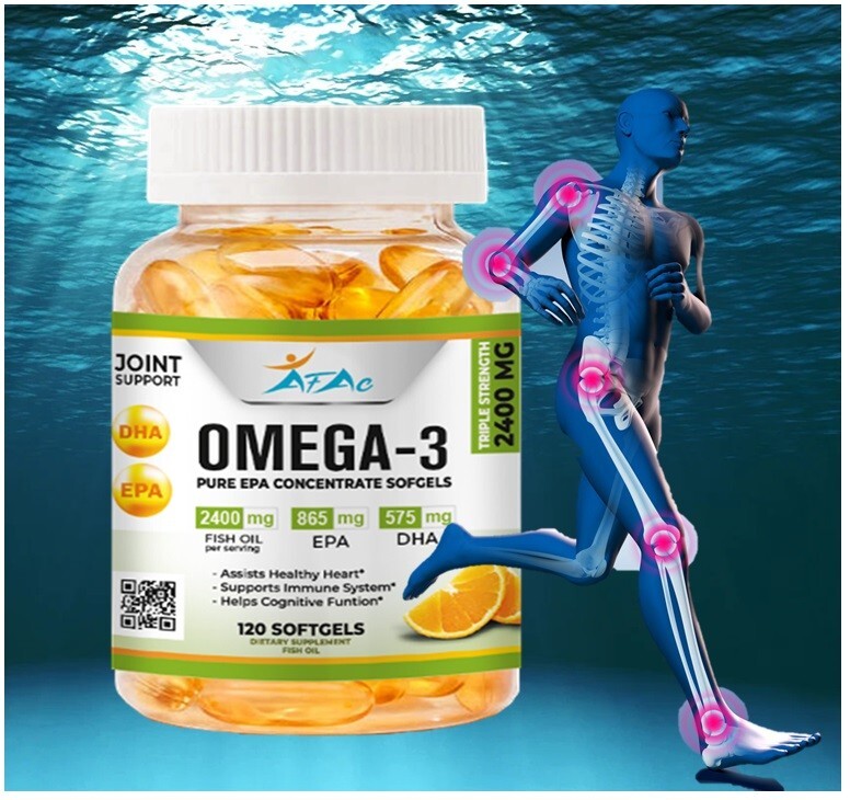 Omega 3 Bottle XL Anti Inflammatory Joint Relief Supplement 1000 mg ...