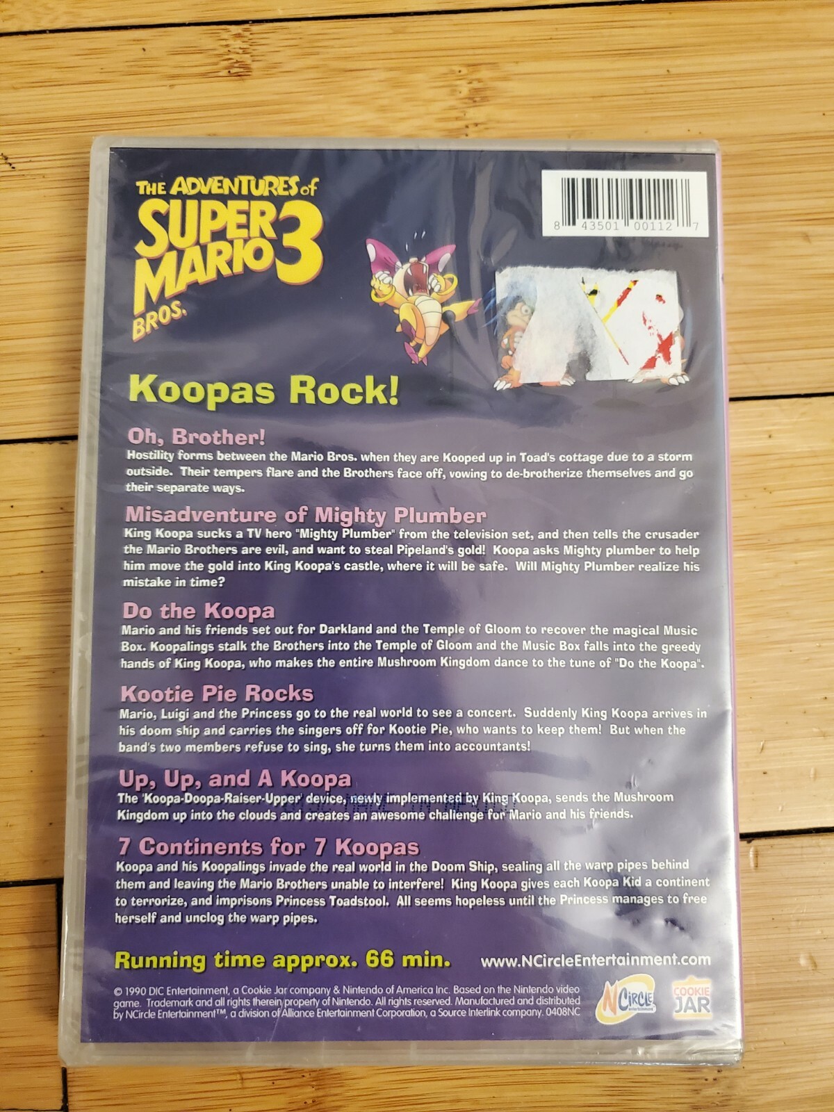 Vintage The Adventures of Super Mario Bros Brothers 3 Koopas Rock ...
