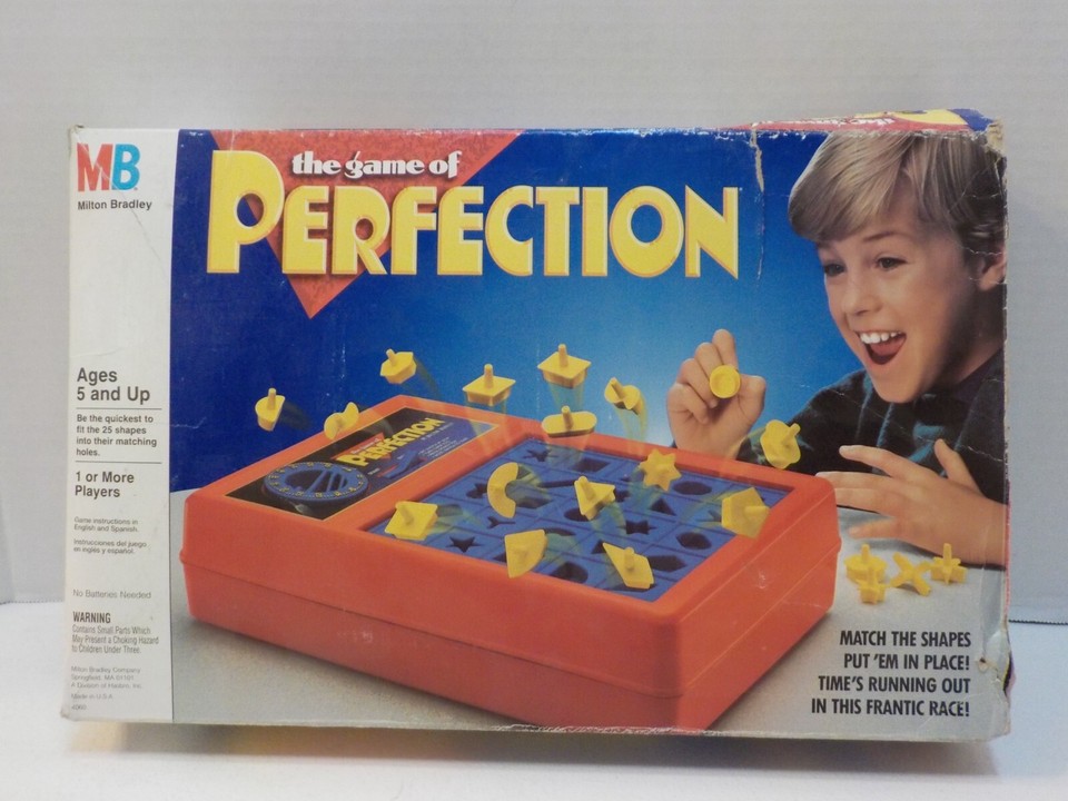 N G0516 1989 Perfection Game by Milton Bradley | eBay