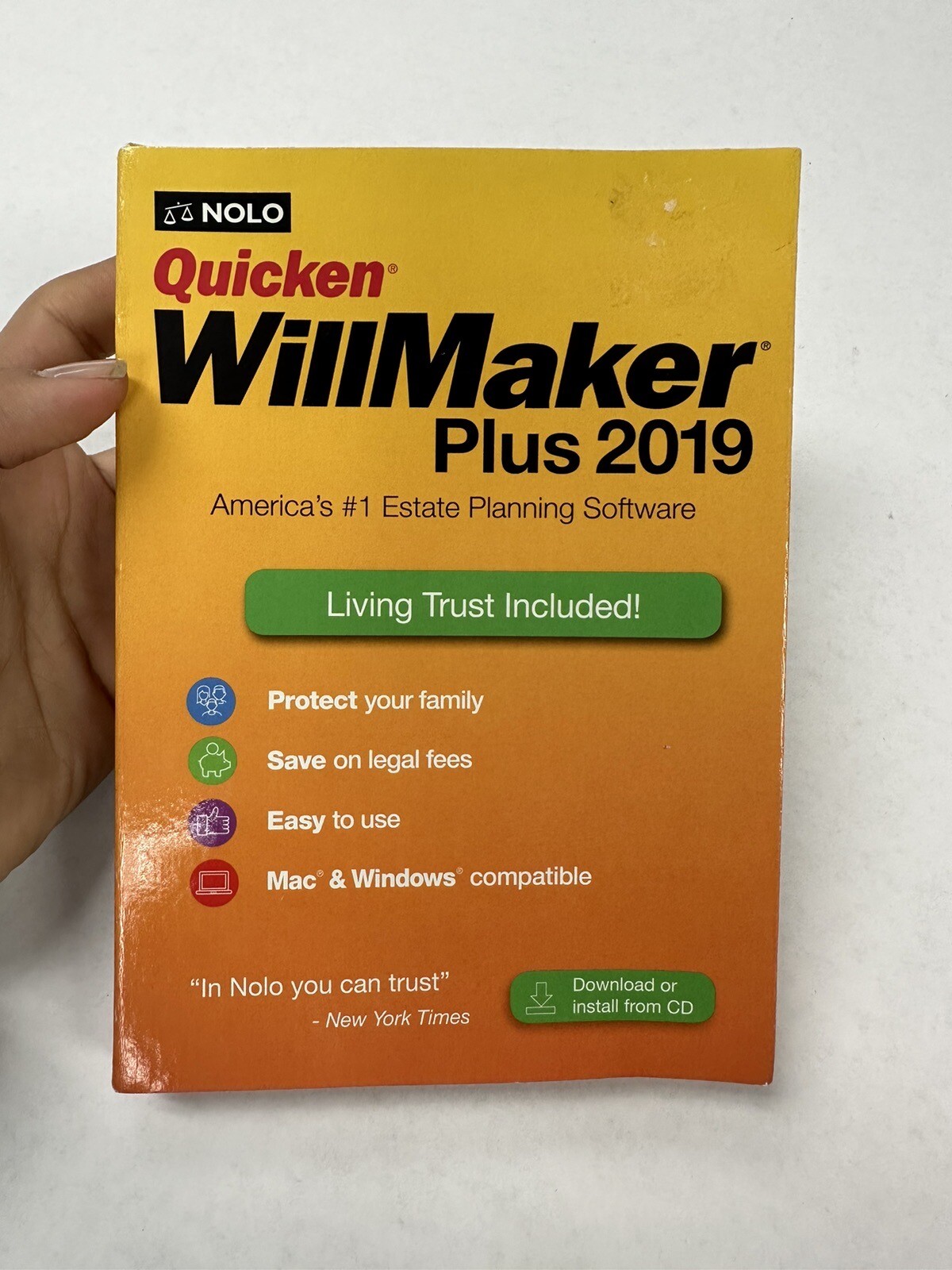 Nolo Quicken WillMaker Plus 2019 with Living Trust Software for Mac ...