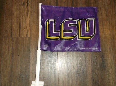 LSU Tigers Car Travel Flag new with tags Free Shipping | eBay