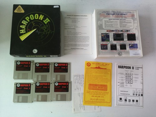 Harpoon II 2 PC FR Big Box disks/disquettes 3 1/2 3.5" | eBay