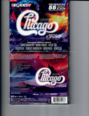 CHICAGO & FRIENDS - LIVE AT 55 (2CD+DVD 2024) NEW *31 TRACKS*VAI*DAUGHTRY*THICKE | eBay