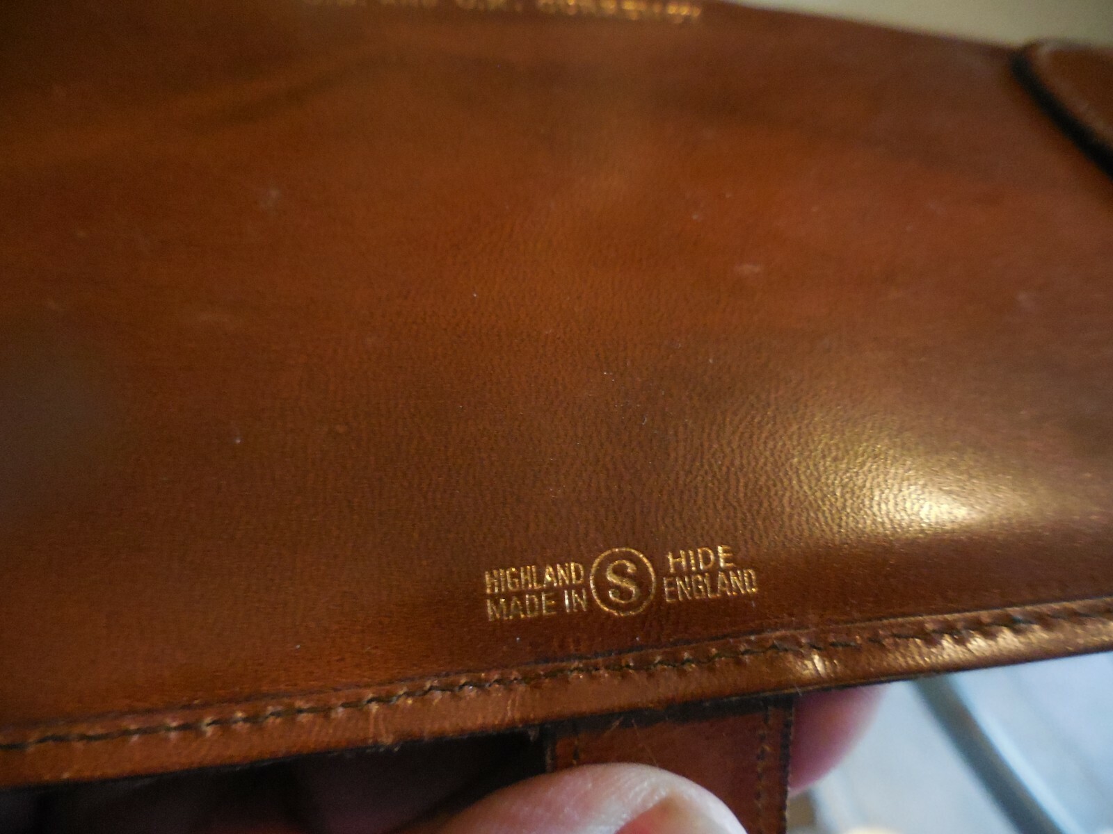 High Quality Highland Hide Small Documents Mans Brown Wallet, made in ...