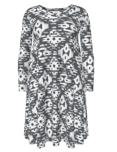 NWT LuLaRoe Medium Emily Swing Dress - As Pictured | eBay