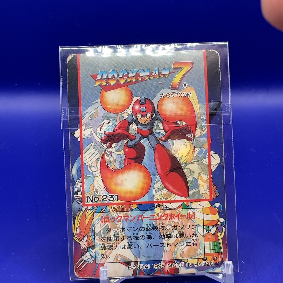 Burst Man - Mega Man 7 Rock Man CG Capcom 1995 Japan #001 | eBay