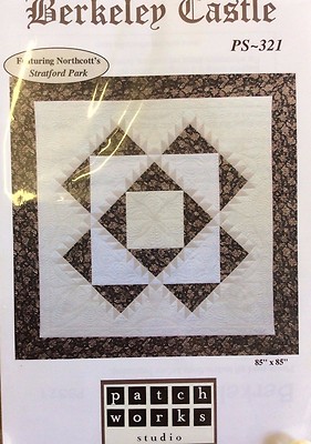 PATCHWORKS STUDIO #PS-321- BERKELEY CASTLE QUILT PATTERN- 85 X 85 | eBay
