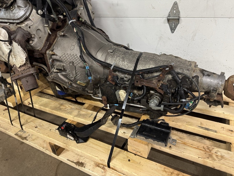 6.0 VORTEC LQ4 ENGINE & 4L80E TRANS 2WD COMPLETE DROPOUT LS SWAP HOT ...