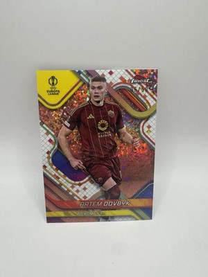 2025 Topps Finest UEFA Artem Dovbyk SP Refractor Card /50 As Roma | eBay
