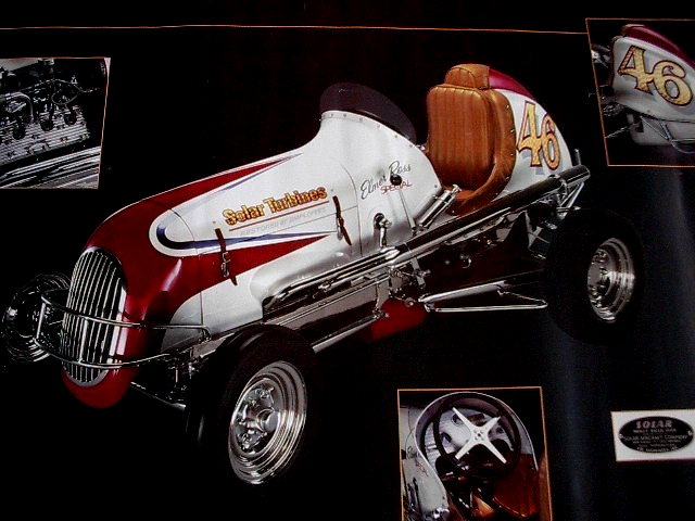 SOLAR TURBINES BUILT MIDGET RACE CAR 1946, ELMER ROSS SPECIAL, POSTER | eBay