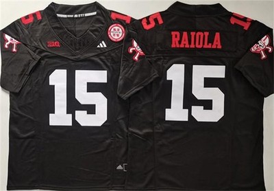 Nebraska Cornhuskers #15 Dylan Raiola Black With Stitched Jersey | eBay