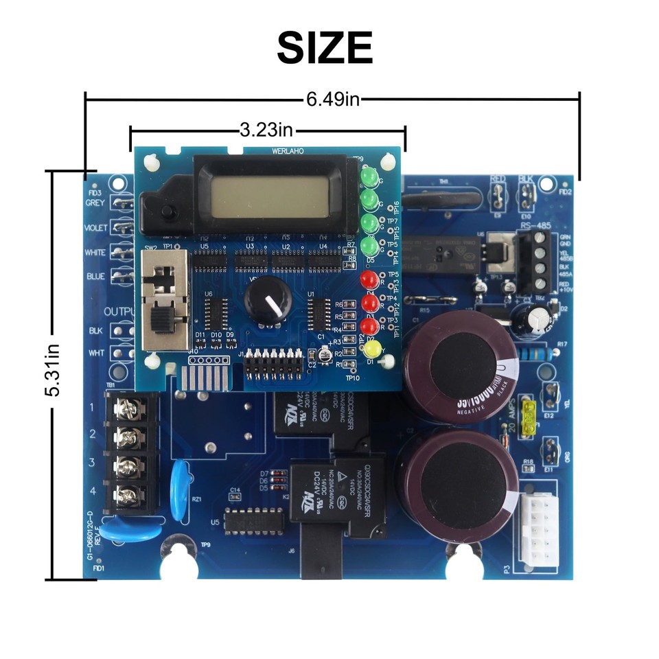 GLX-PCB-RITE Main Circuit Board & GLX-PCB-DSP Display Board Compatible ...